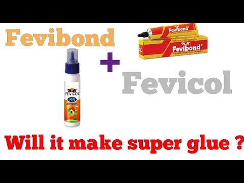 Mixing Fevicol + Fevibond | Will it make super glue ? Testing of ...