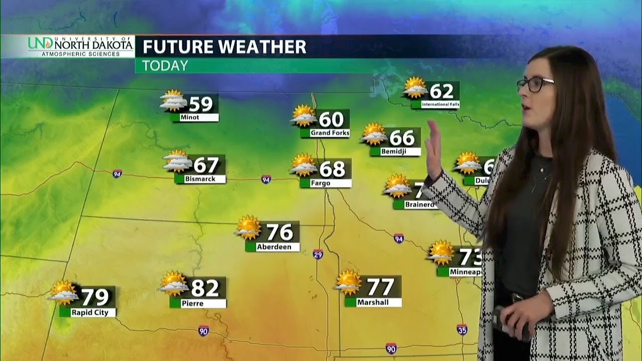 Friday Regional Weather Forecast From Grand Forks - YouTube