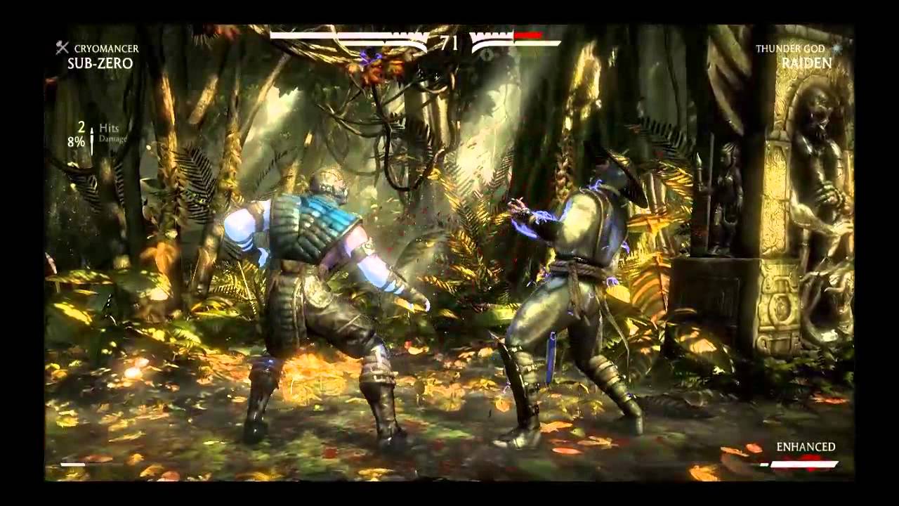 Mortal Kombat X : Sub-Zero VS Raiden - YouTube