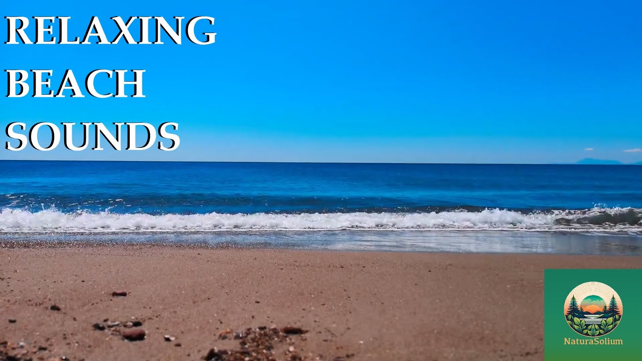 Relaxing Beach Sounds For Sleeping, Studying and Focusing | Sounds of ...