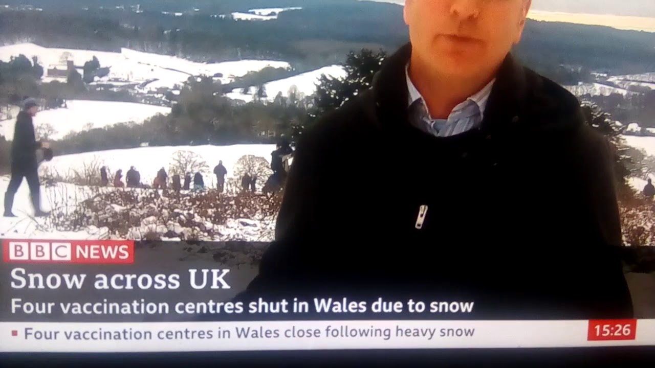 BBC NEWS Snow across UK. 2021 - YouTube
