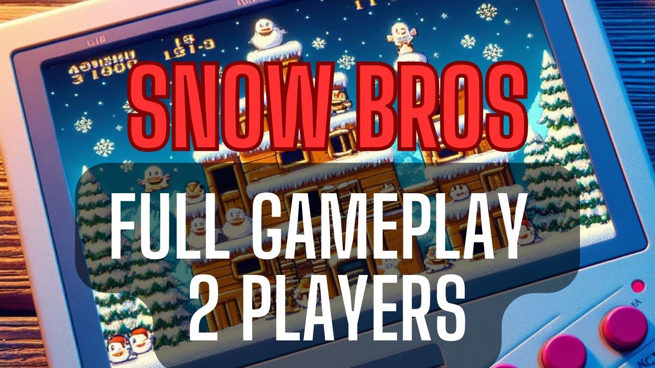 Nick & Tom | Snow Bros | 2 Player | Full 100% | Long Gameplay | NES # ...