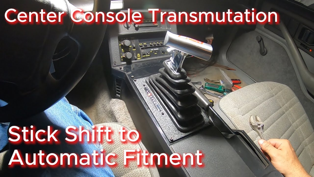 Fitting a B&M MegaShifter into a Camaro T-5 center console ; Project I ...
