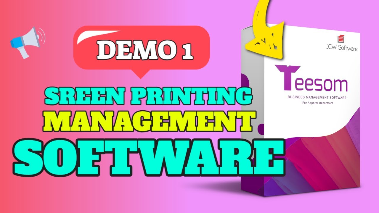 Discover Teesom: Your Ultimate Screen Printing Management Software Demo 1 - YouTube