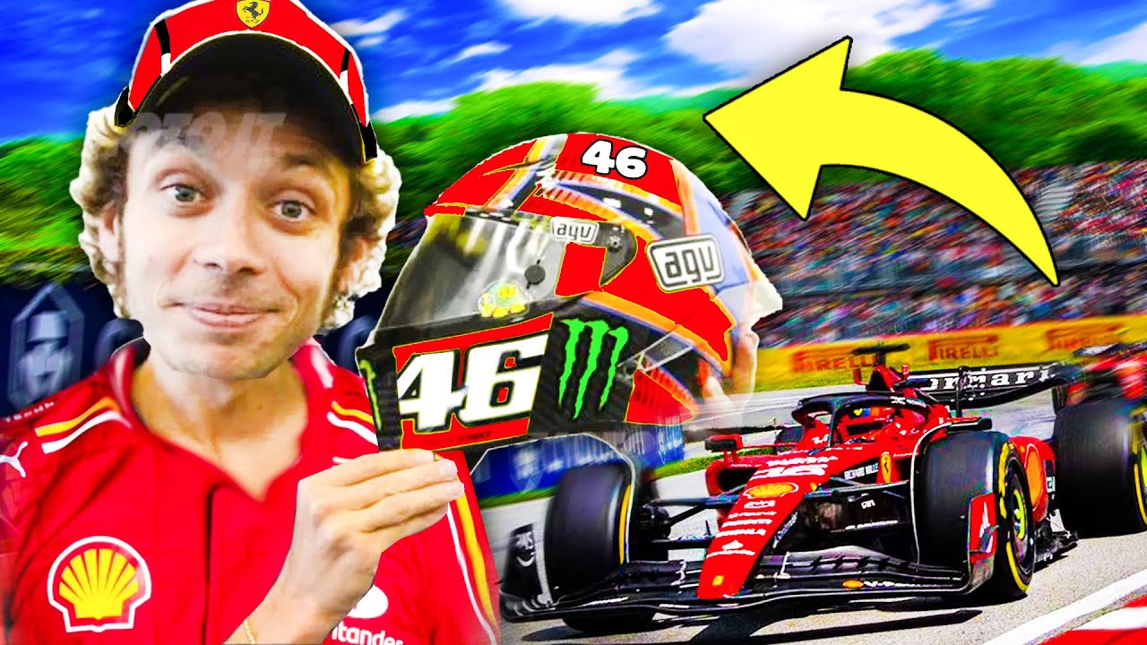 E Se Valentino ROSSI Fosse ANDATO IN FERRARI? - YouTube