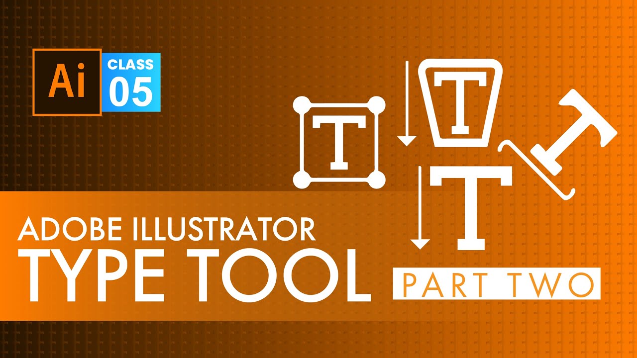 Adobe Illustrator Class-5 | Area Type, Type on a Path & Vertical Type ...