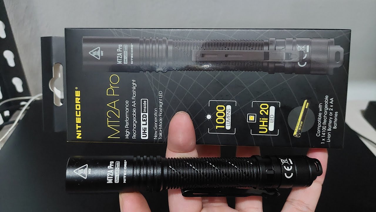 Nitecore MT2A Pro flashlight unboxing - YouTube