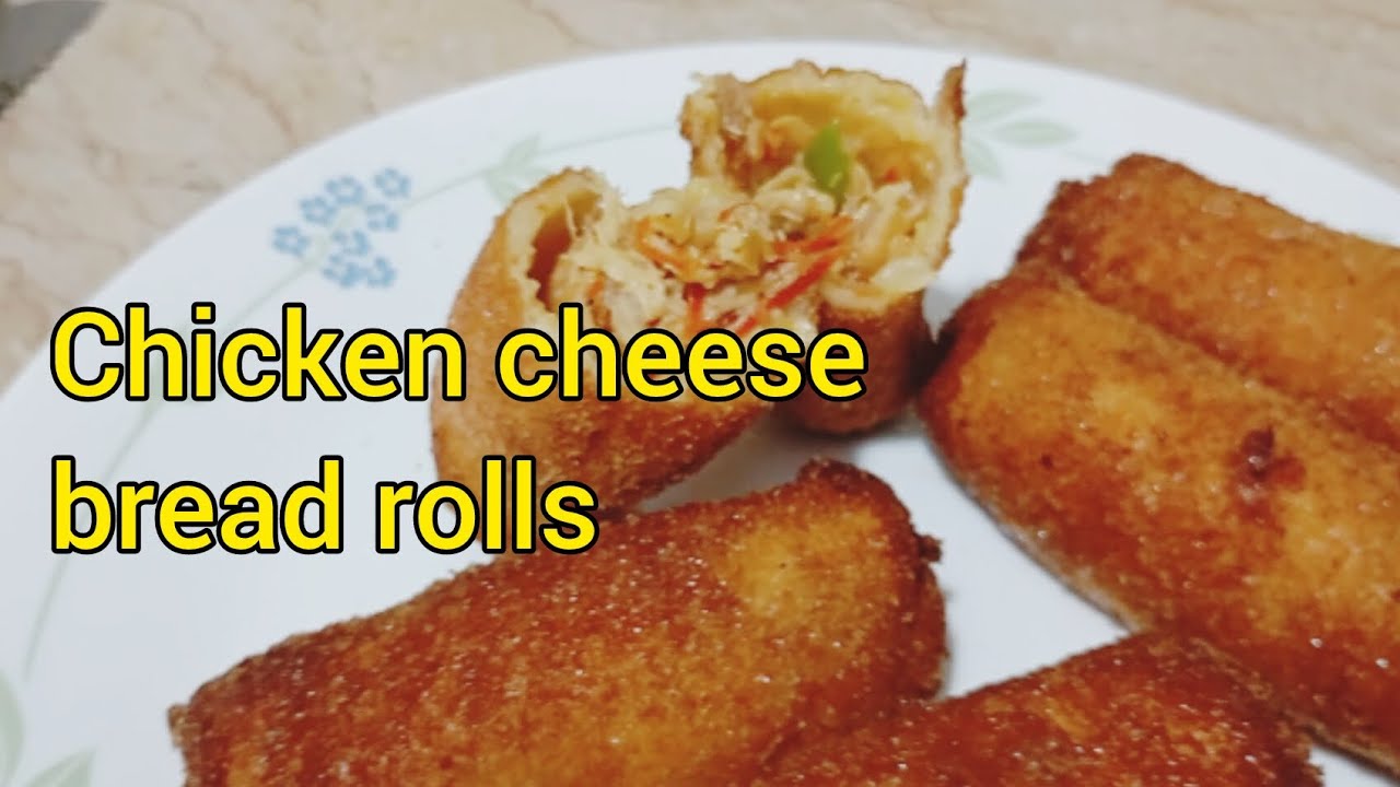 Chicken cheese bread rolls | Pakistani food | TSM - YouTube