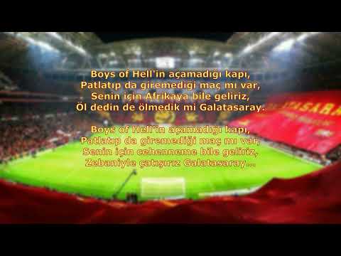 Galatasaray Tezahüratları - Zebaniyle Çatışırız Galatasaray