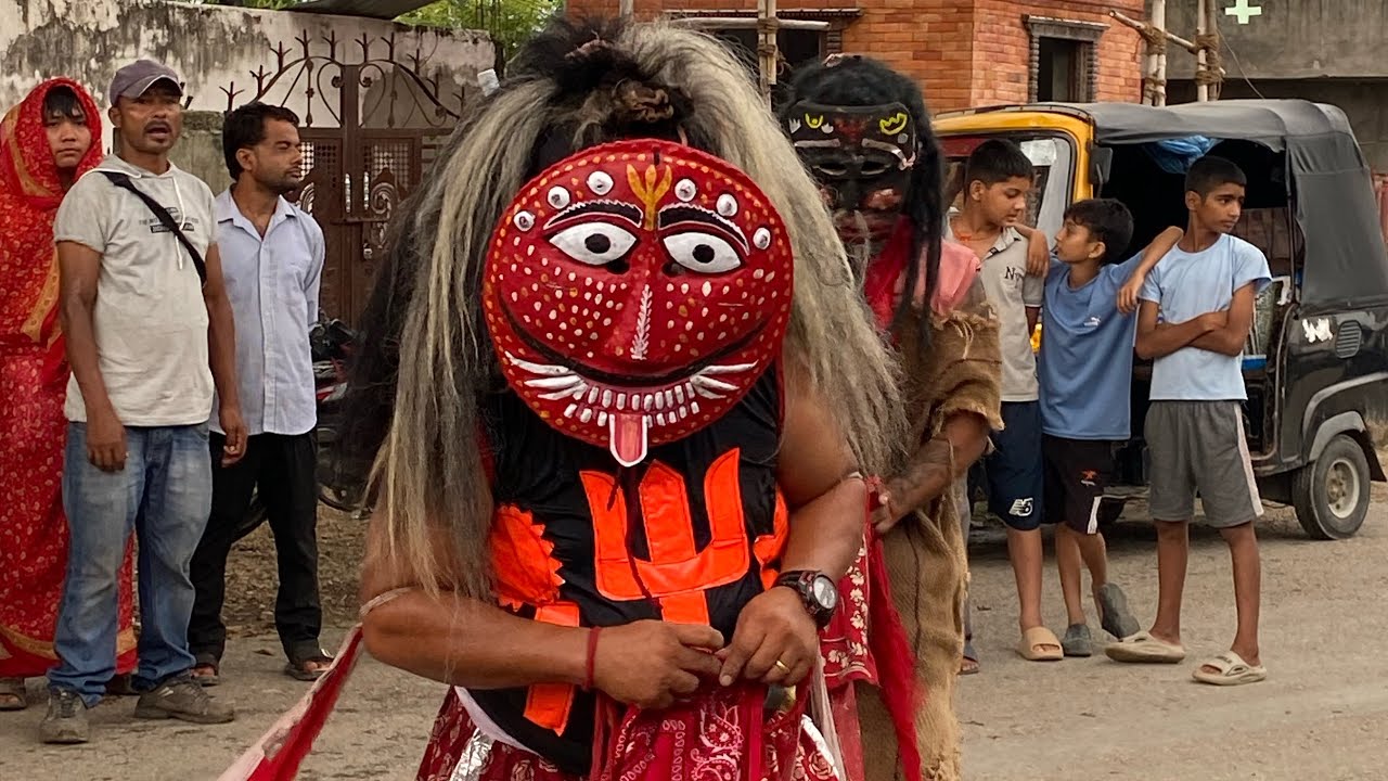 Lakhe Nach in Dang | Traditional Nepali Cultural Dance💃 - YouTube