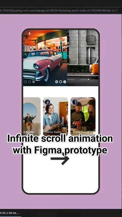 Infinite scroll animation with Figma prototype - YouTube