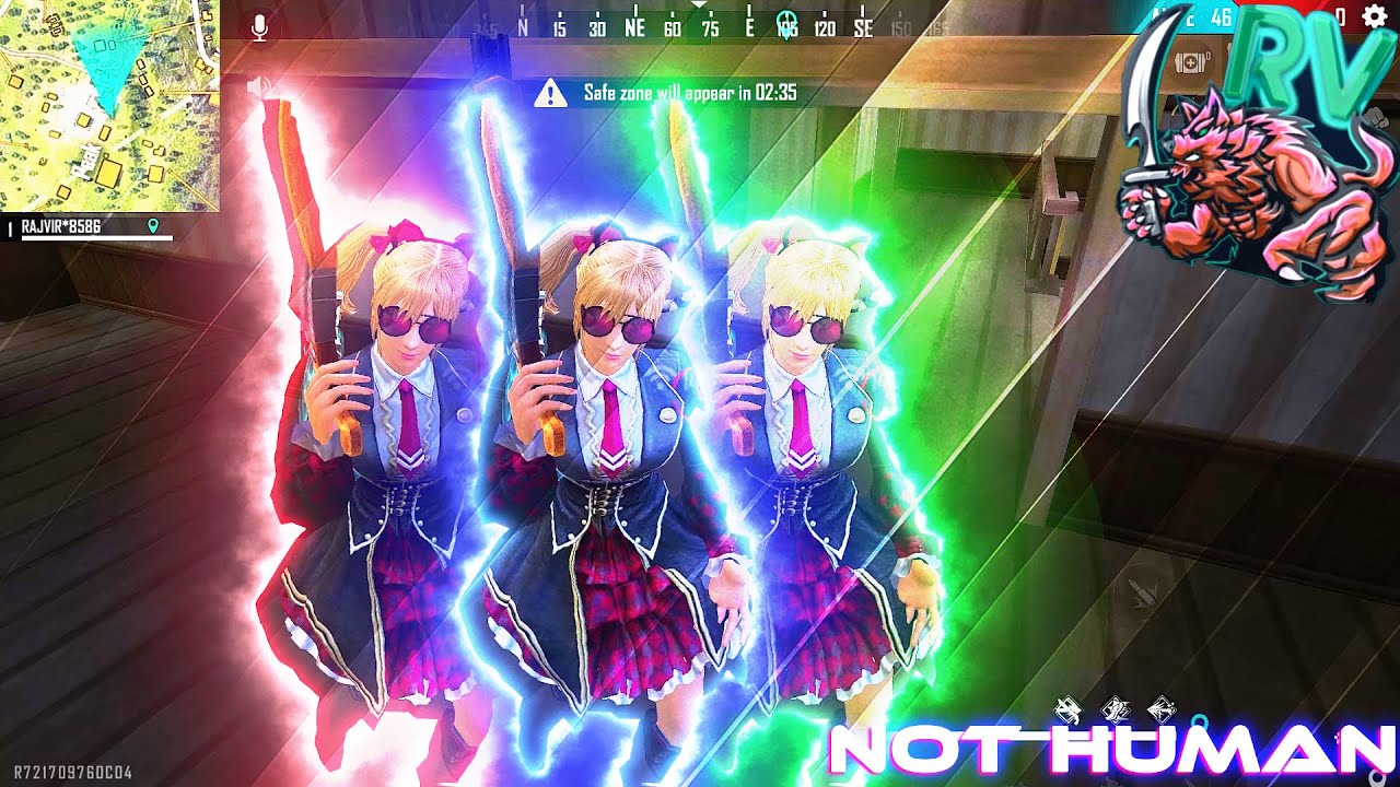 NOT HUMAN👽!!!! (FREE FIRE HIGH LIGHTS🔥) - YouTube