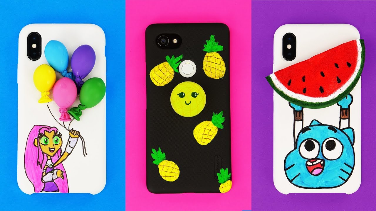 6 DIY STRESS RELIEVER PHONE CASES | Brilliant Ideas For Family And Fun ...