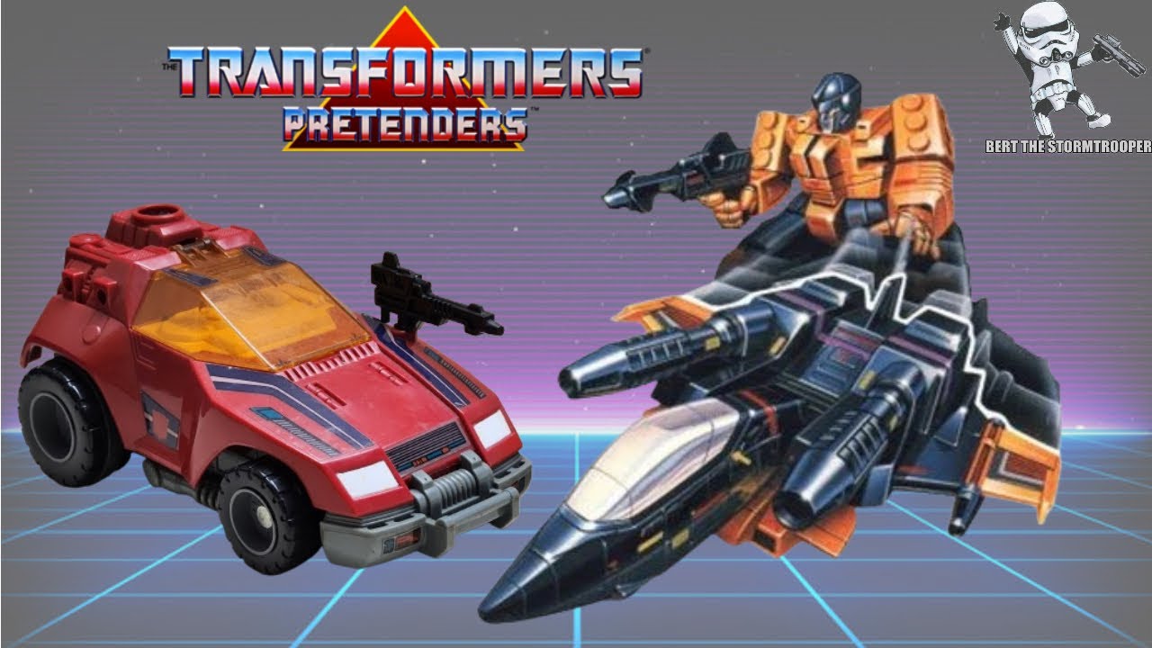 Transformers G1 Pretender GUNRUNNER Review! Bert the Stormtrooper ...