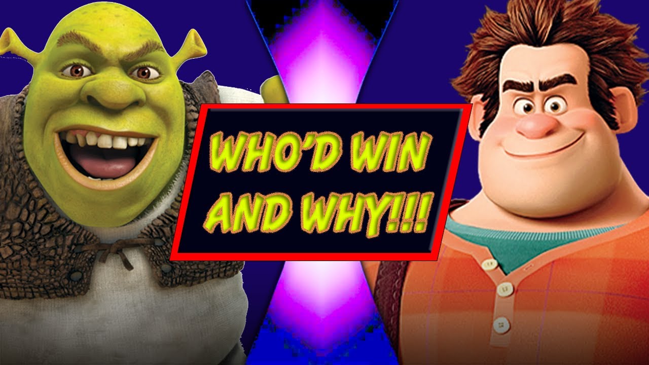 Shrek VS Wreck-It Ralph (DreamWorks VS Disney) - WHO'D WIN AND WHY ...