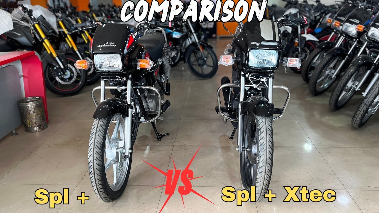 Hero Splendor Plus VS Hero Splendor Plus Xtec Detailed Comparison ...