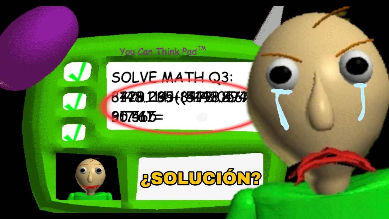 JUGAMOS BALDI'S BASIC y ENFRENTAMOS AL MALVADO PROFESOR!! | Baldi's ...