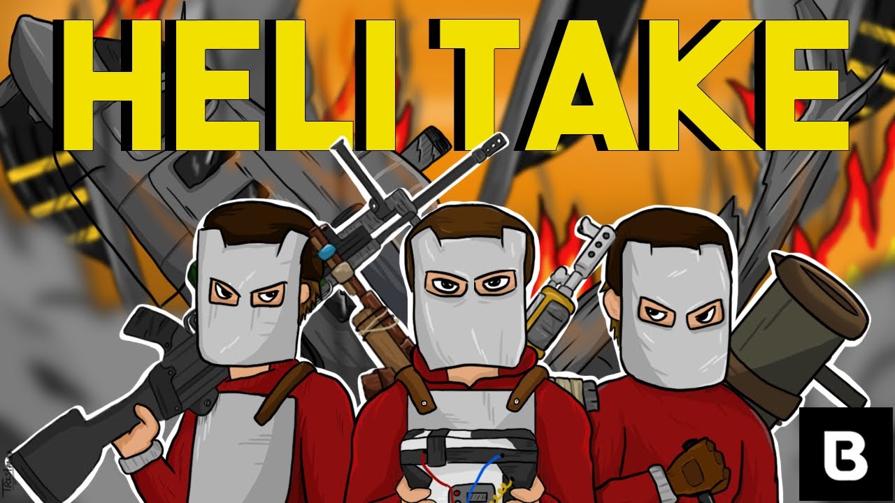 The Most INSANE HELI COUNTER EVER! - RUST - YouTube