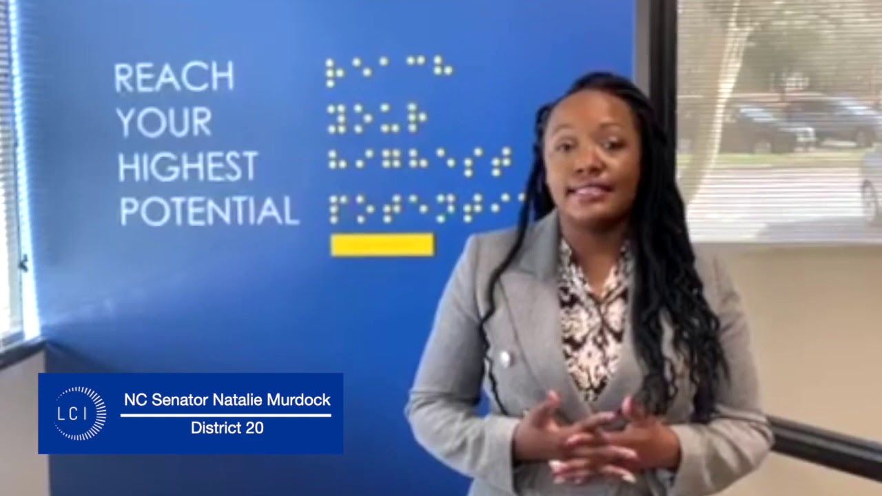 Senator Natalie Murdock Visits LCI - YouTube