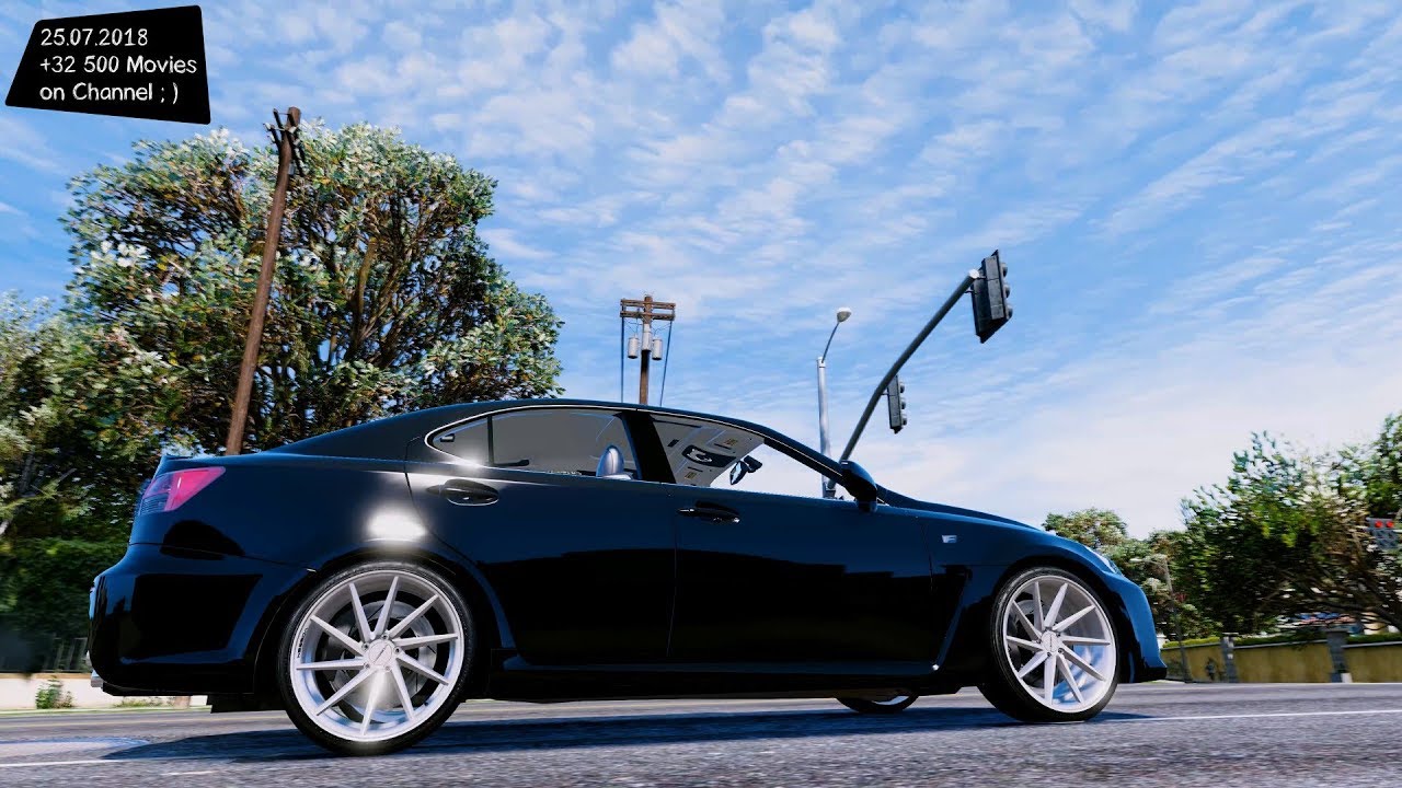 2009 Lexus IS F Test Drive GTA V _REVIEW - YouTube