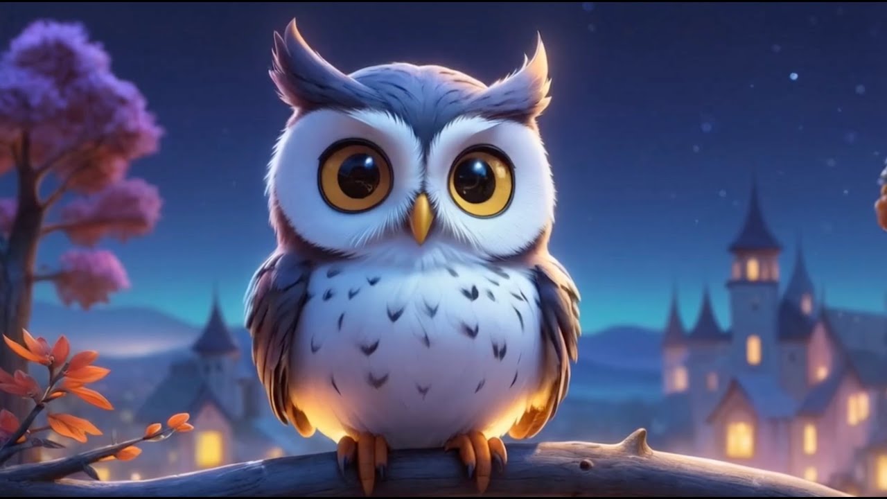 Toddler Songs Bedtime | Hoot Hoot Says the Owl 🦉 | Relaxing Nighttime ...