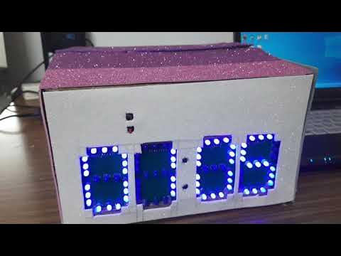 Digital Clock Using Atmega328 Microcontroller with 5mm LED - YouTube