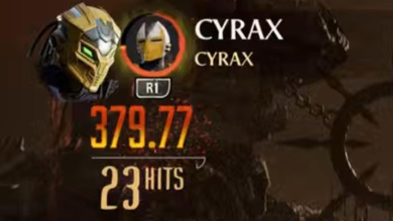Cyrax x Cyrax 38% meterless kombo - Mortal Kombat 1: Khaos Reigns - YouTube