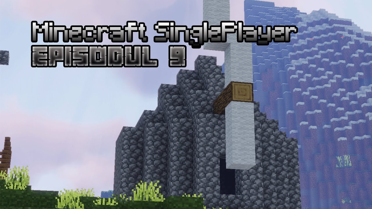 Minecraft SinglePlayer (Ep.9) - Am inceput o "moara" de vant! - YouTube