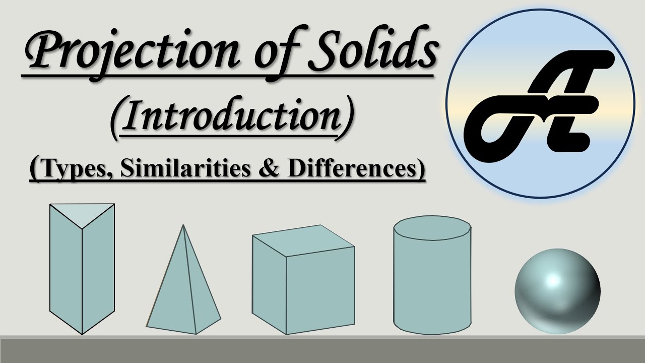 Introduction to Projection of Solids (Various types of solids) # ...
