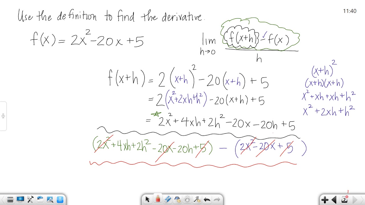 definition of deriv - YouTube