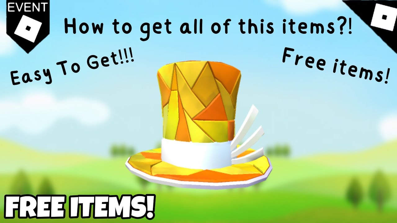 NEW FREE ITEMS! HOW TO GET Fragmented Top Hat! (ROBLOX INNOVATION ...