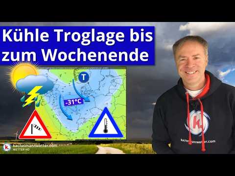 Kühle Trog- und Schauerlage bis zum Wochenende - dann schrittweise Erwärmung möglich