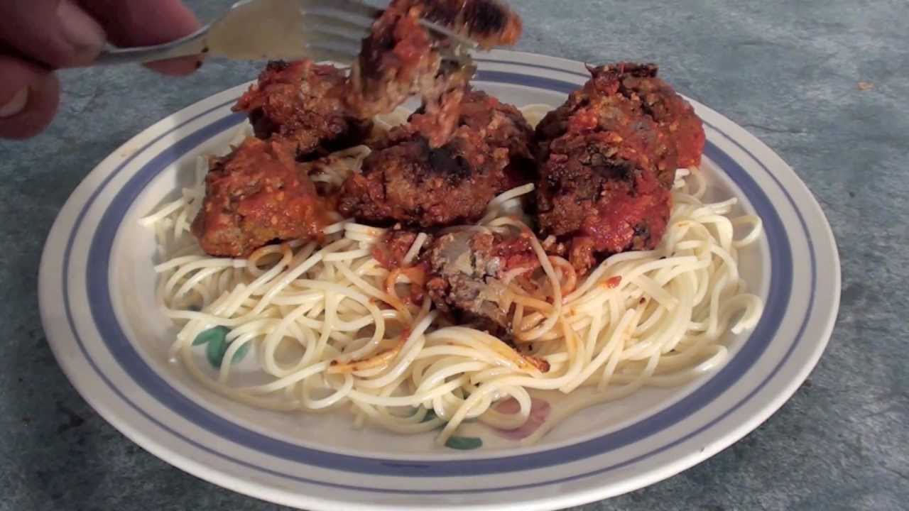 Cheesy Meatballs & Spaghetti - Recipe - YouTube