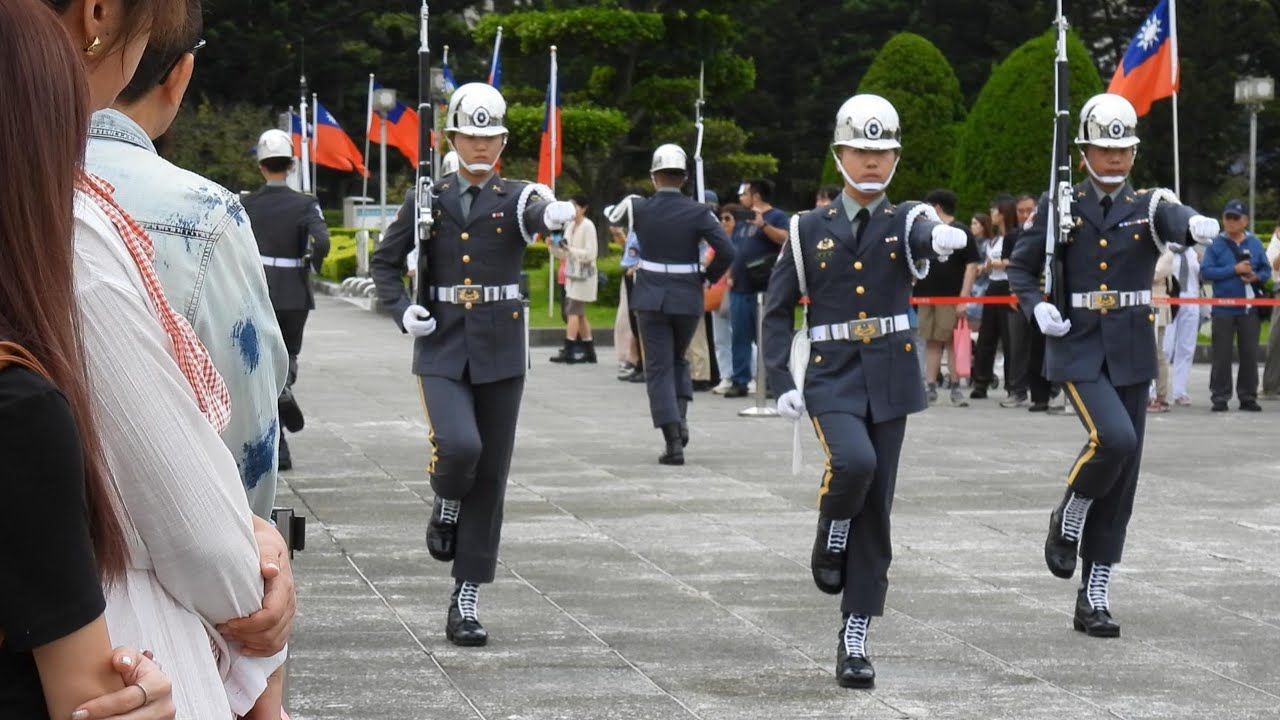🐶中華民國 113年10月9日 中正紀念堂 陸軍儀隊 訓練展示 Military Honor Guard Training displays ...