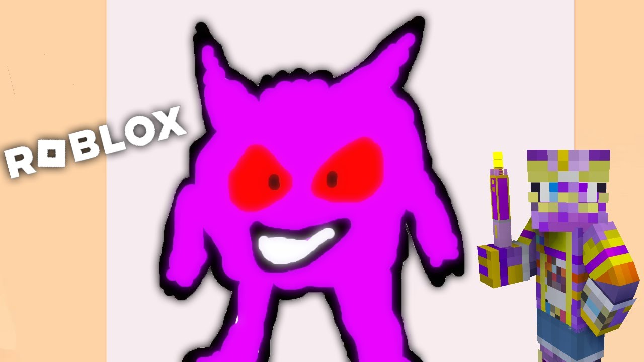Roblox: Drawing Gengar! - YouTube