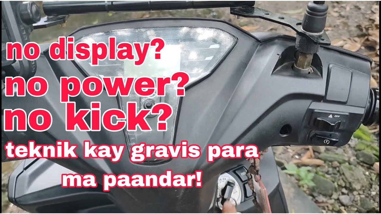YAMAHA MIO Gravis | No Panel Display | No Power | paano mapaandar - YouTube