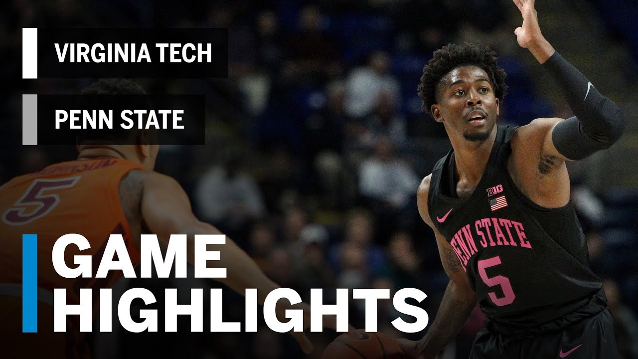Extended Highlights: Virginia Tech at Penn State | Big Ten Basketball ...