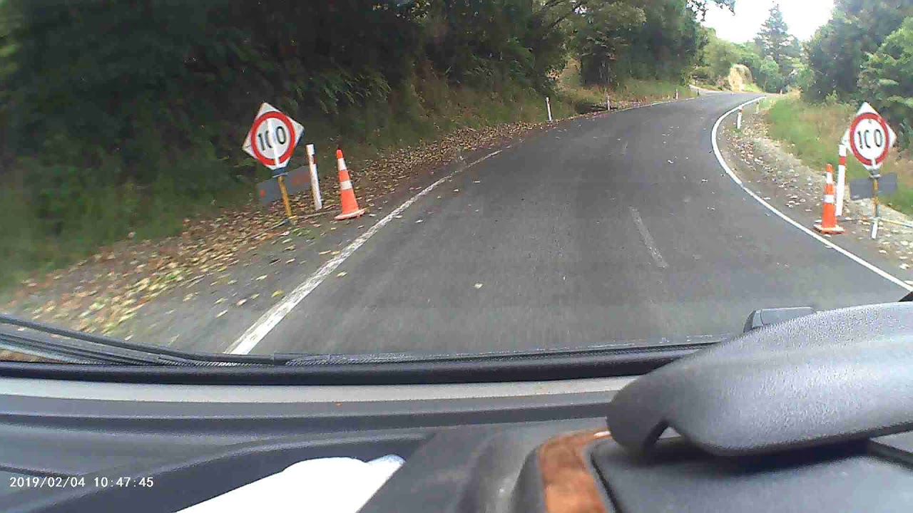 4 Fresh Tar Elevated Road, New Zealand Forgotten Highway - YouTube