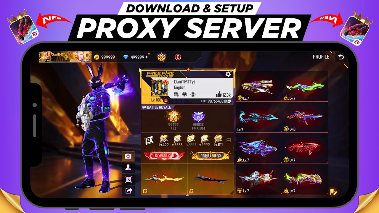 How To Download & Setup Free Fire Proxy Server | VIP Proxy Server Free ...