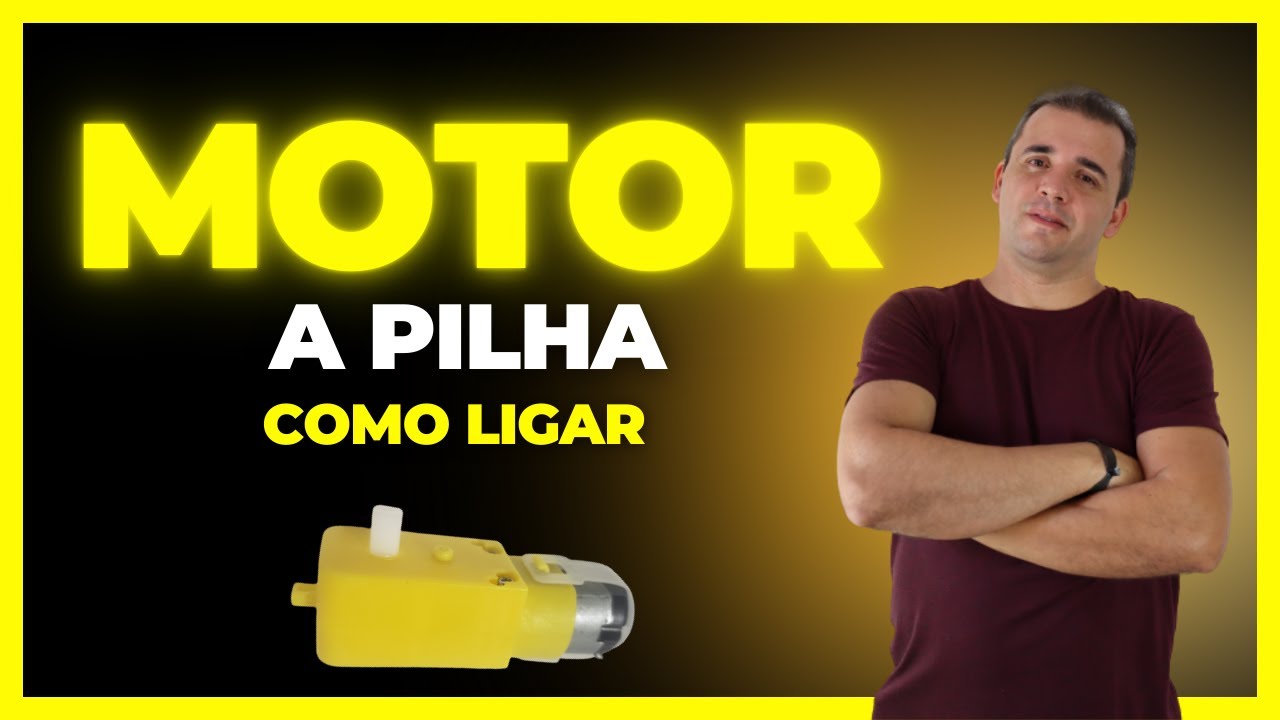 Aprenda a ligar seu motor com pilha, veja o passo a passo. - YouTube