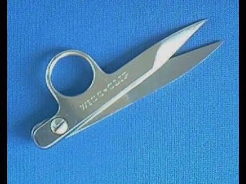 Sharpening an Old Pair of Wiss Thread Nippers - YouTube