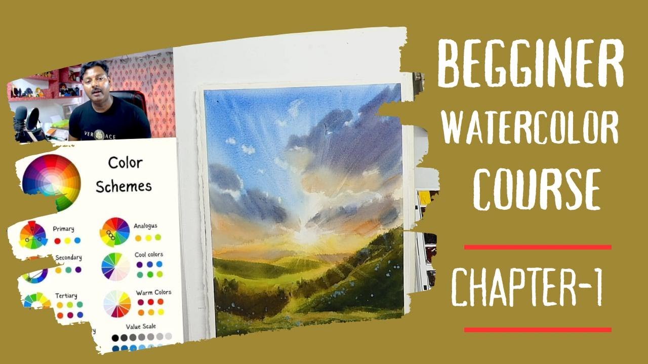 Chapter-1,Introduction to Watercolor Techniques , Beginner Level ...