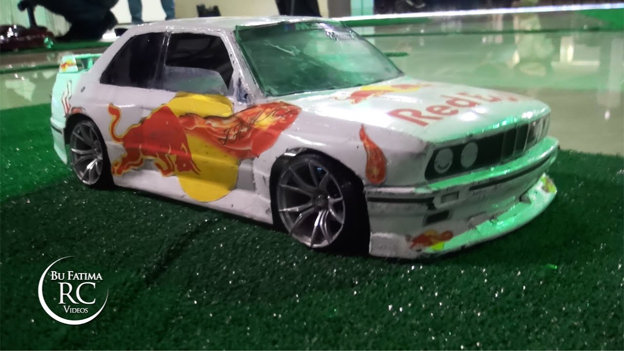 BMW RC Drift Car Sharjah Drift Competition جمال أديب - YouTube