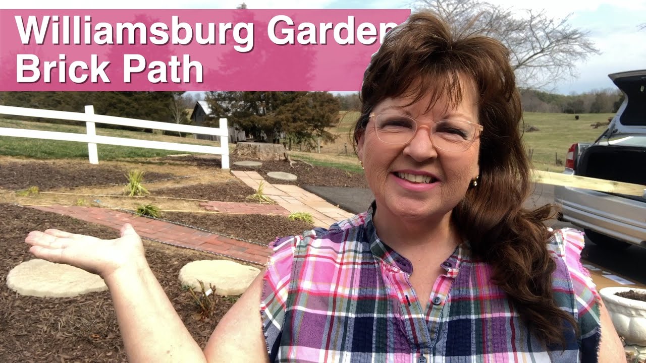 Williamsburg Brick Pathways Project - Part 3 - YouTube