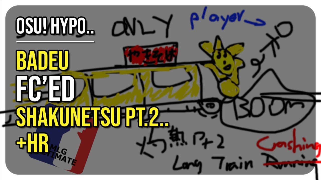osu! Hypo.. | [10.3★] badeu FC'ed SHAKUNETSU Pt.2 Long Train Running ...