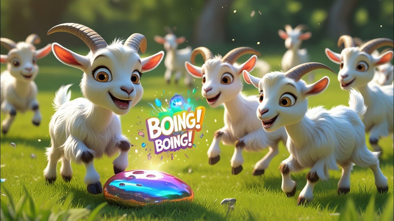 SILLY GOATS BAA BAA! Kids 3D Cartoon Animated Nursery Rhymes Song ...