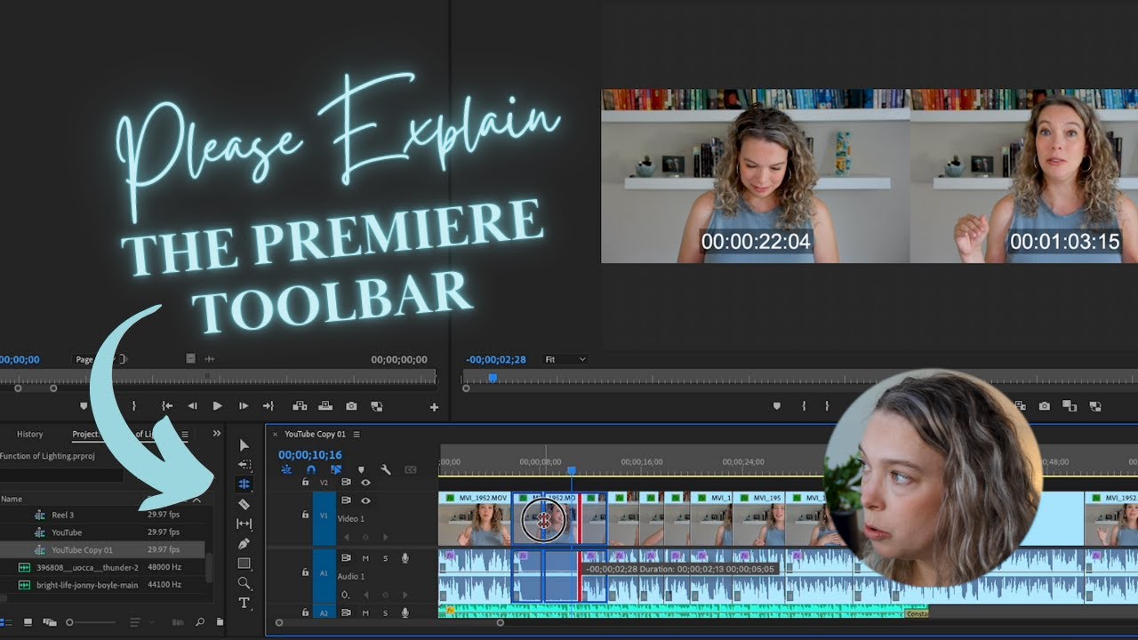 Every Tool in the Premiere Toolbar Explained! - YouTube