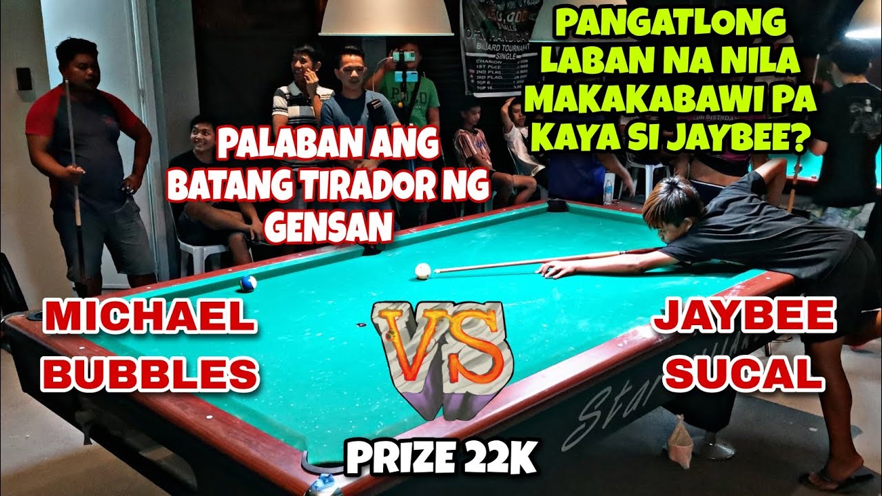 GAME 3 | Jaybee Sucal Vs Michael Dipolog | Parehas 10Balls Race-15 ...