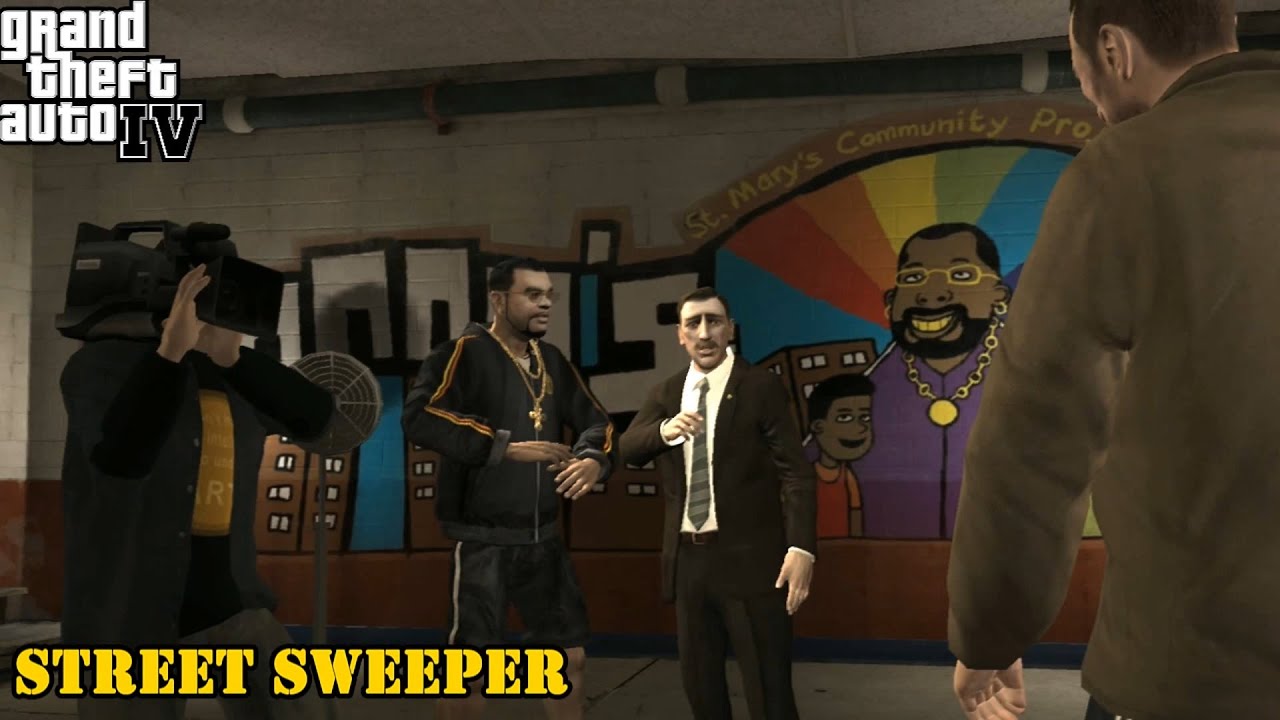 Grand Theft Auto IV - Street Sweeper (All Conversations & Possibilities ...