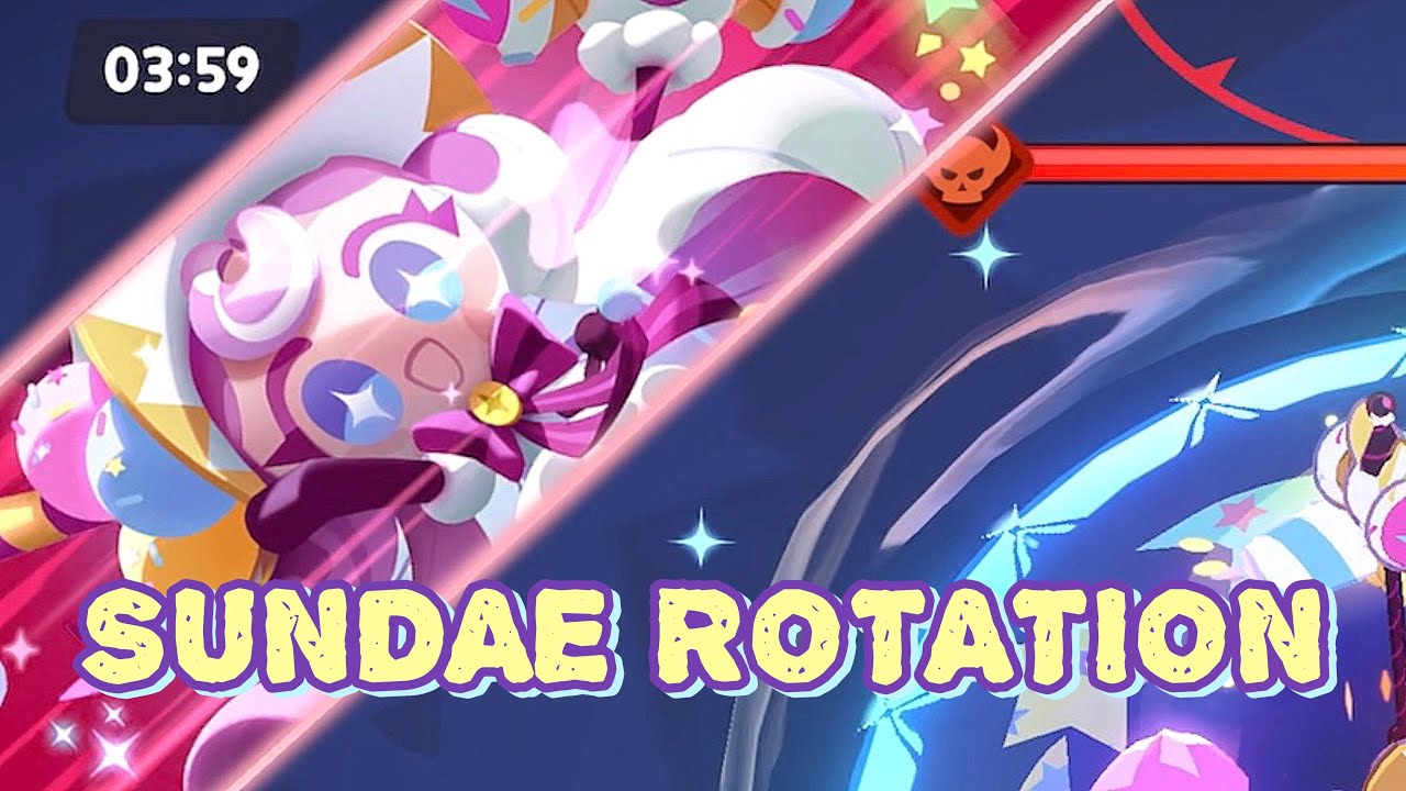 SUNDAE COOKIE ROTATION - [CRTOA] CookieRun: Tower of Adventures - YouTube